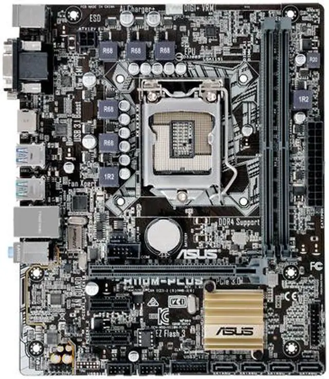 Open Box: ASUS H110M-PLUS LGA 1151 uATX Intel Motherboard - Newegg.com