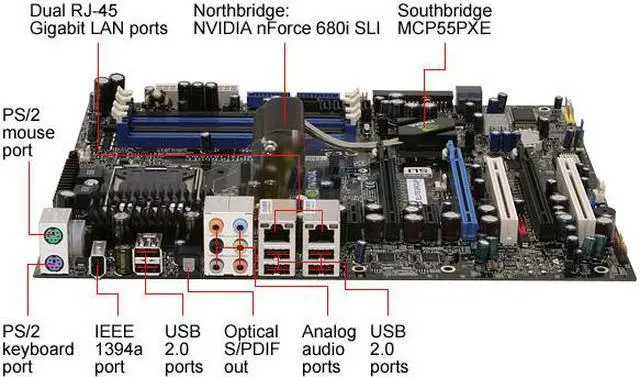 ECS PN2-SLI2+ (V1.0) LGA 775 ATX Intel Motherboard - Newegg.com