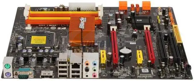 ECS BLACK SERIES P45T-AD3 LGA 775 Intel P45 ATX Intel Motherboard ...