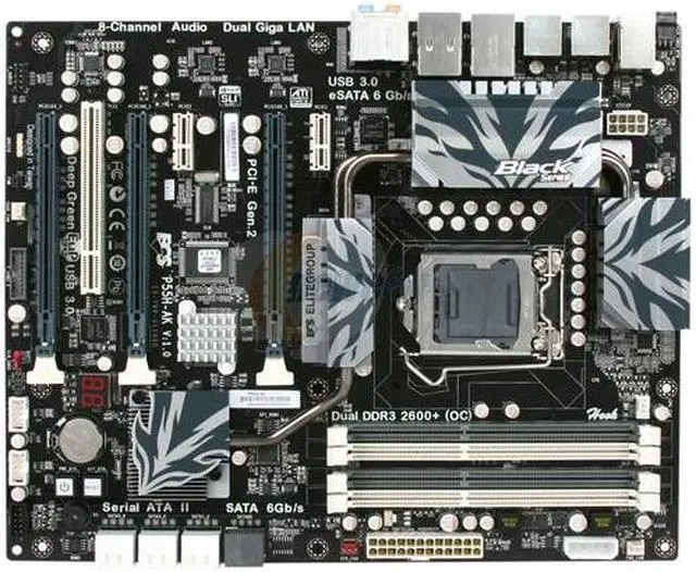 ECS P55H-AK (V1.0) LGA 1156 ATX Intel Motherboard - Newegg.com