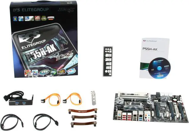 ECS P55H-AK (V1.0) LGA 1156 ATX Intel Motherboard - Newegg.com