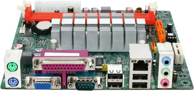 ECS TIGT-I2(V1.0) Intel Atom D410 @ 1.66GHz Mini ITX Motherboard / CPU ...