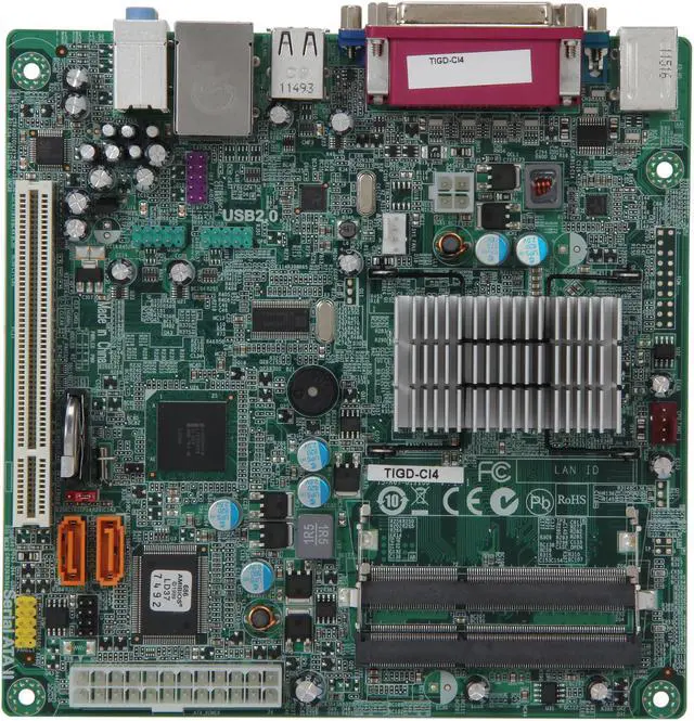ECS TIGD-CI4 Intel Atom D425 Mini ITX Motherboard / CPU Combo - Newegg.com