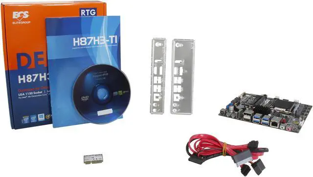 ECS H87H3-TI(V1.0) LGA 1150 Thin Mini-ITX Intel Motherboard - Newegg.com