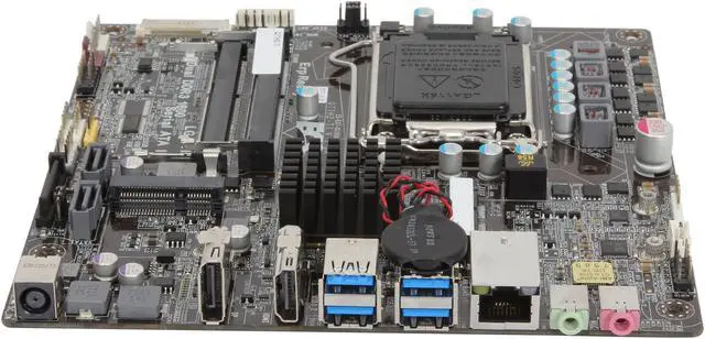 ECS Q77H2-TI(V1.0A) LGA 1155 Thin Mini-ITX Intel Motherboard - Newegg.com