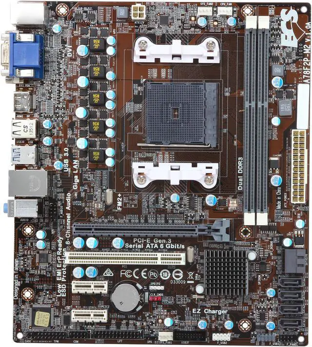 ECS A78F2P-M2(V1.0A) FM2+ Micro ATX AMD Motherboard - Newegg.ca