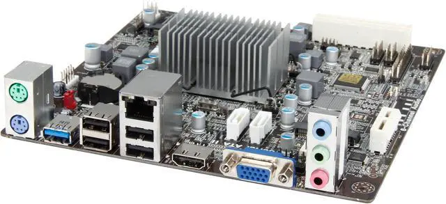 ECS BAT-I(1.2)/J1900 Intel Celeron J1900 2.0 GHz Mini ITX Motherboard ...