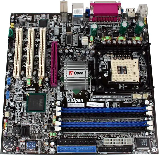 Open Box: AOpen MX4SGVI-4DN2 Socket 478 Micro ATX Intel Motherboard ...