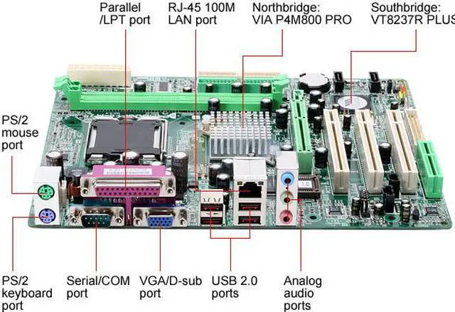 Open Box: BIOSTAR P4M800 Pro-M7(Ver.8.x) LGA 775 Micro ATX Intel ...