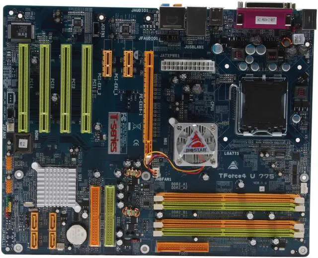 BIOSTAR TForce4U-775 LGA 775 ATX Intel Motherboard - Newegg.com