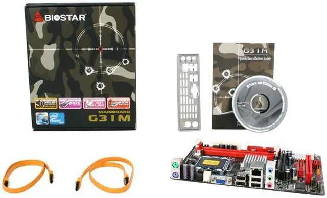 BIOSTAR G31M LGA 775 Micro ATX Intel Motherboard - Newegg.com