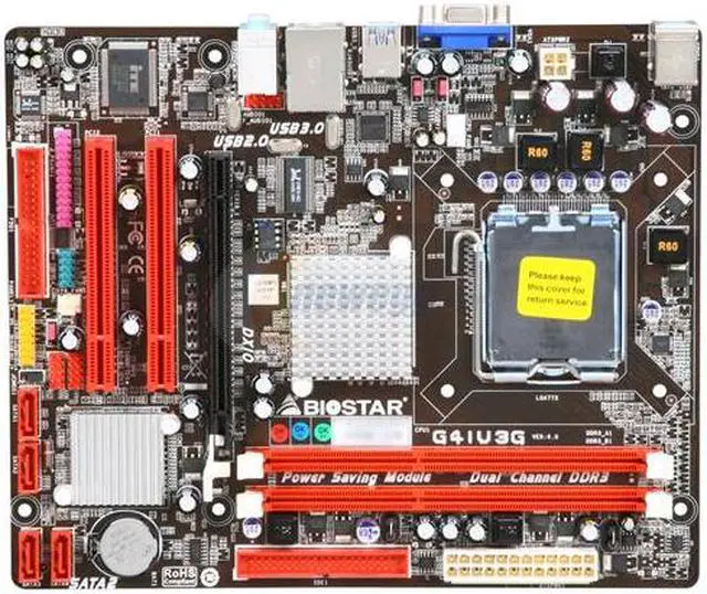 BIOSTAR G41U3G LGA 775 Micro ATX Intel Motherboard - Newegg.com