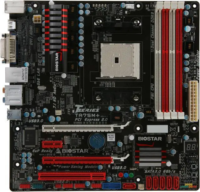 BIOSTAR TA75M+RCH FM1 Micro ATX AMD Motherboard with Remote Control - Newegg.ca
