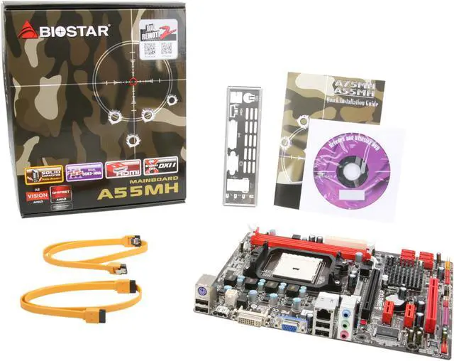 Open Box: BIOSTAR A55MH FM1 Micro ATX AMD Motherboard - Newegg.com