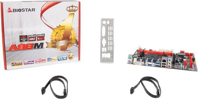 Open Box: BIOSTAR A88M FM2+ / FM2 Micro ATX AMD Motherboard - Newegg.com