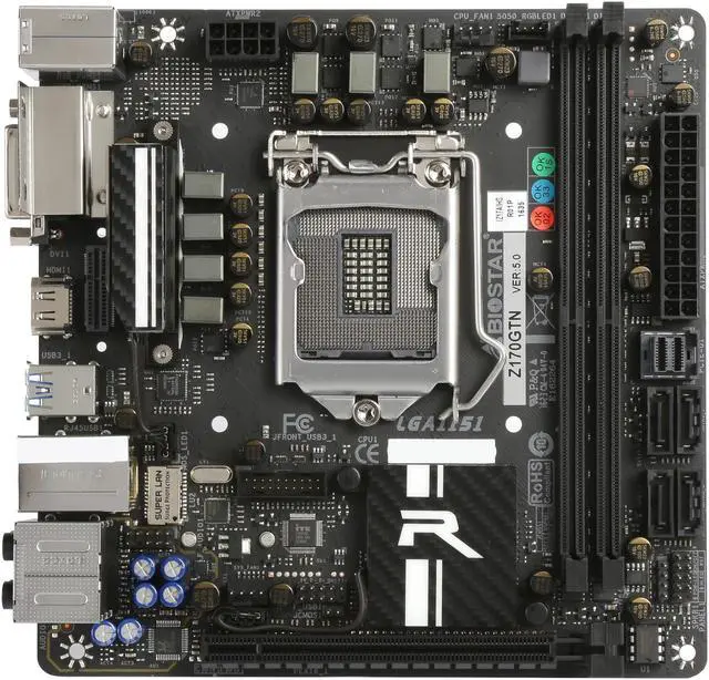 BIOSTAR RACING Z170GTN LGA 1151 Mini ITX Motherboards - Intel - Newegg.ca