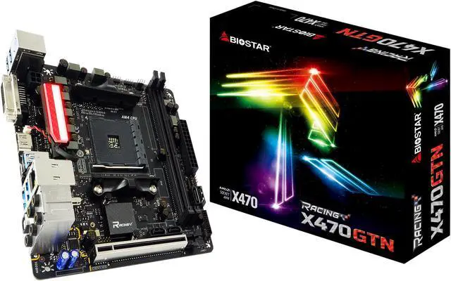 BIOSTAR X470GTN AM4 Mini ITX AMD Motherboard - Newegg.com