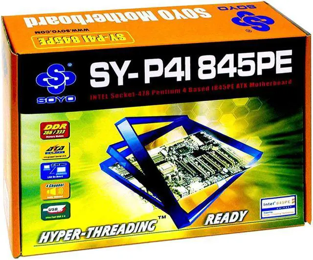 SOYO SY-P4I 845PE Socket 478 ATX Intel Motherboard - Newegg.com
