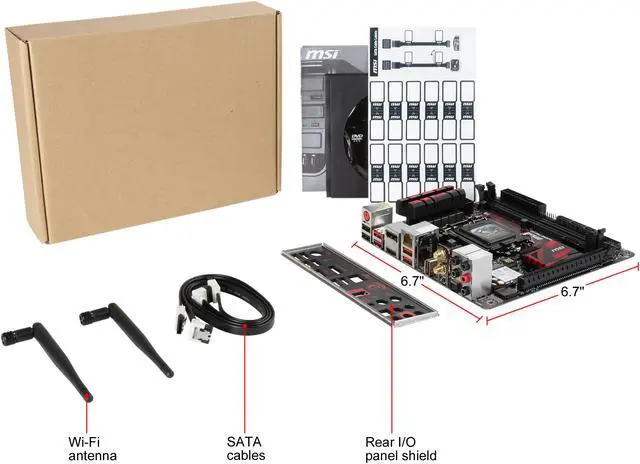 Open Box: MSI Performance Gaming Intel Z170A LGA 1151 DDR4 USB 3.1 Mini ...