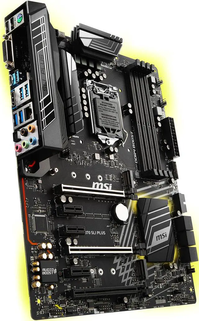 Open Box: MSI Z370 SLI PLUS LGA 1151 (300 Series) ATX Intel Motherboard ...