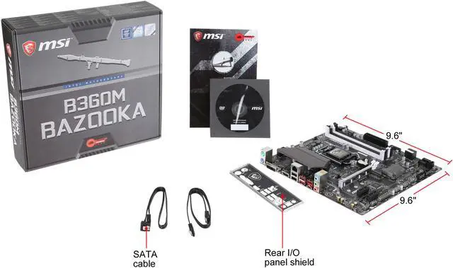 Open Box: MSI ARSENAL GAMING B360M BAZOOKA LGA 1151 (300 Series) Micro ...
