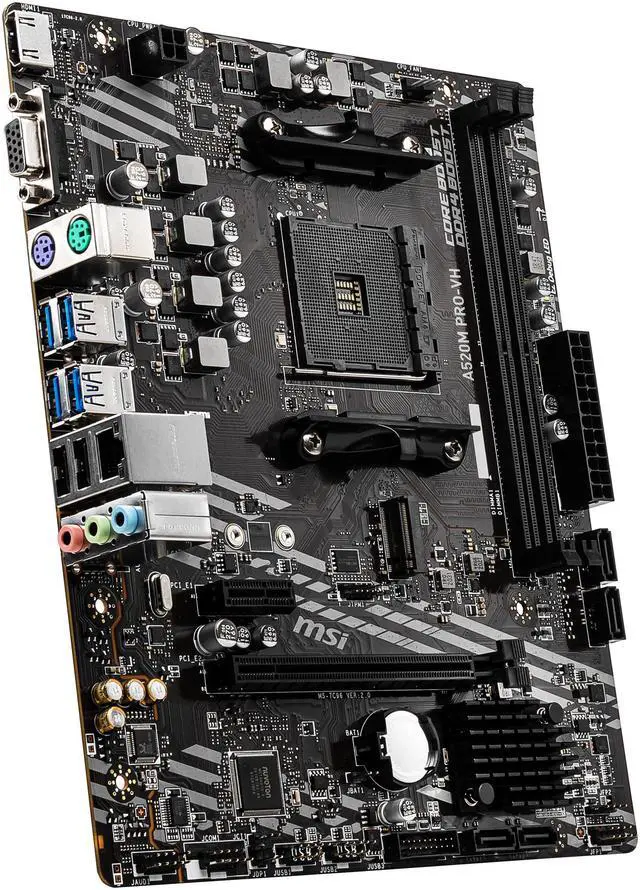 Used - Like New: MSI A520M PRO-VH AM4 Micro ATX AMD Motherboard ...