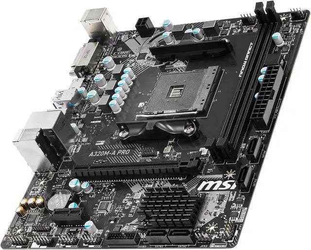Refurbished: MSI A320M-A PRO AM4 Micro ATX AMD Motherboard - Newegg.ca