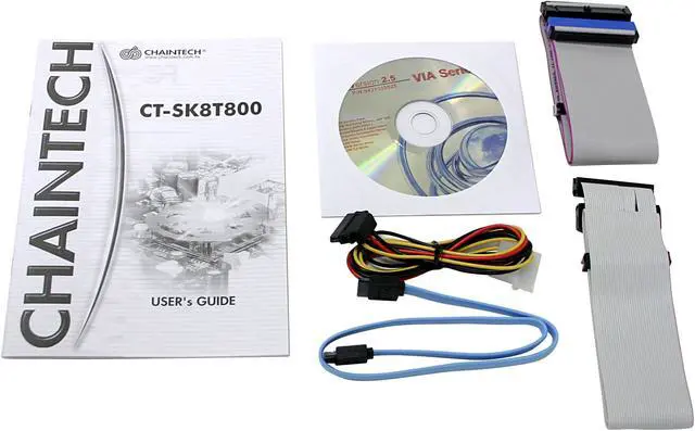 CHAINTECH SK8T800 754 ATX AMD Motherboard - Newegg.com