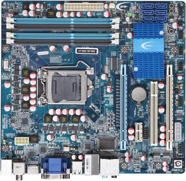 JetWay JXBLUE-H55-LF LGA 1156 Micro ATX Intel Motherboard - Newegg.com