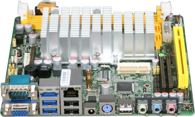 JetWay JNF96FL-510-LF Intel Atom D510 Mini ITX Motherboard / CPU Combo ...