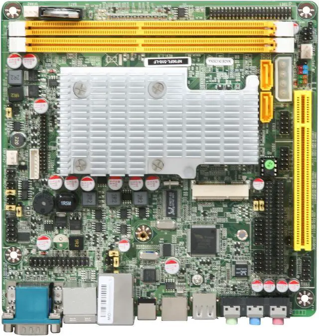 JetWay JNF96FL-510-LF Intel Atom D510 Mini ITX Motherboard / CPU Combo ...