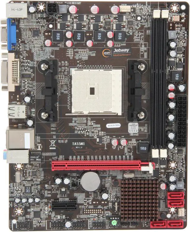 JetWay JTA55M1 FM1 Micro ATX AMD Motherboard - Newegg.com