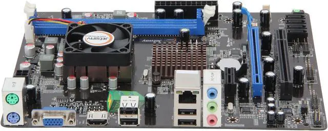 JetWay JTAE24M AMD E-240 APU @1.5GHz Micro ATX Motherboard / CPU Combo - Newegg.ca