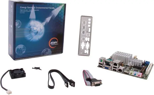 JetWay JNF9D-2550 Intel Atom D2550 (1.86GHz, Dual-Core) Mini ITX ...