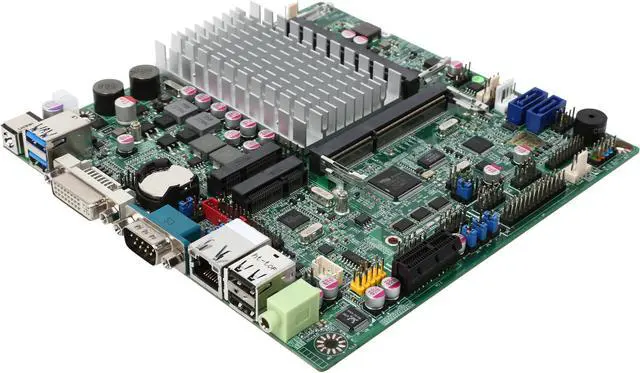 Jetway JNF9M-2930 Fanless Intel Celeron N2930 Soc, mSATA + 2*SATA2, DVI-I, Mini-ITX MB - Newegg.com