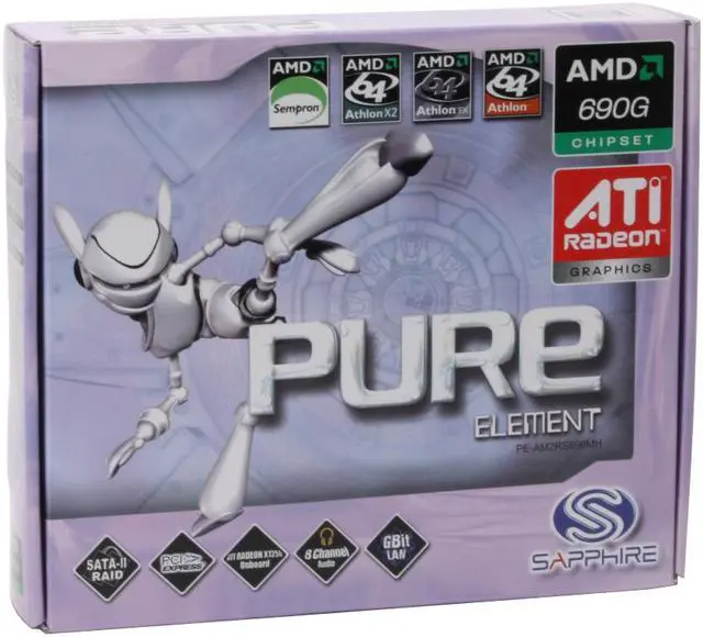 SAPPHIRE PE-AM2RS690MH AM2 Micro ATX AMD Motherboard - Newegg.com