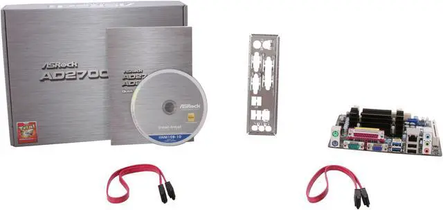 Asrock Ad2700b Itx Intel Atom D2700 2 13ghz Dual Core Mini Itx