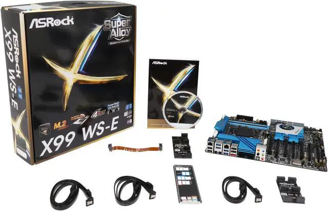 Open Box: ASRock X99 WS-E LGA 2011-v3 Extended ATX Intel Motherboard - Newegg.com