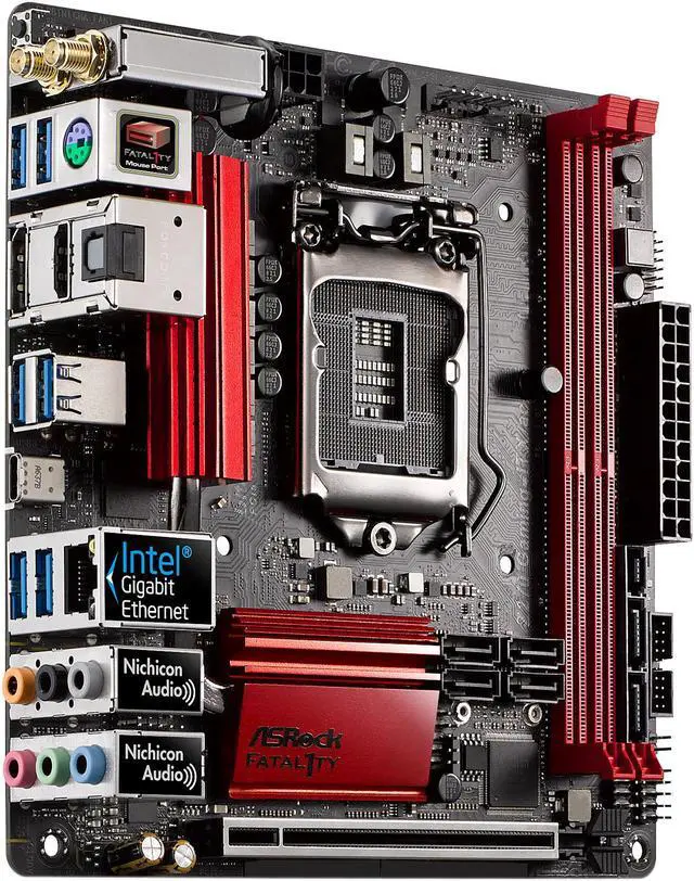 Open Box: ASRock Fatal1ty Z270 GAMING-ITX/AC LGA 1151 Mini ITX ...