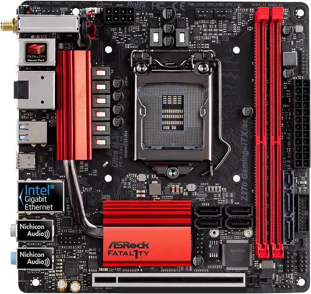 Open Box: ASRock Fatal1ty Z270 GAMING-ITX/AC LGA 1151 Mini ITX ...