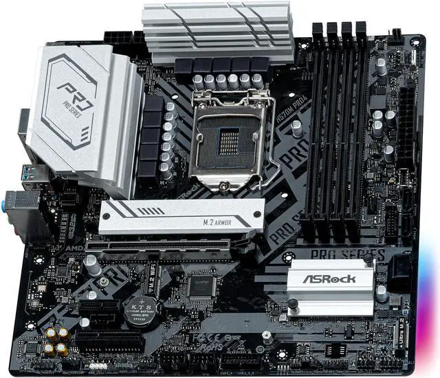 ASRock H570M PRO4 LGA 1200 Micro ATX Intel Motherboard - Newegg.com