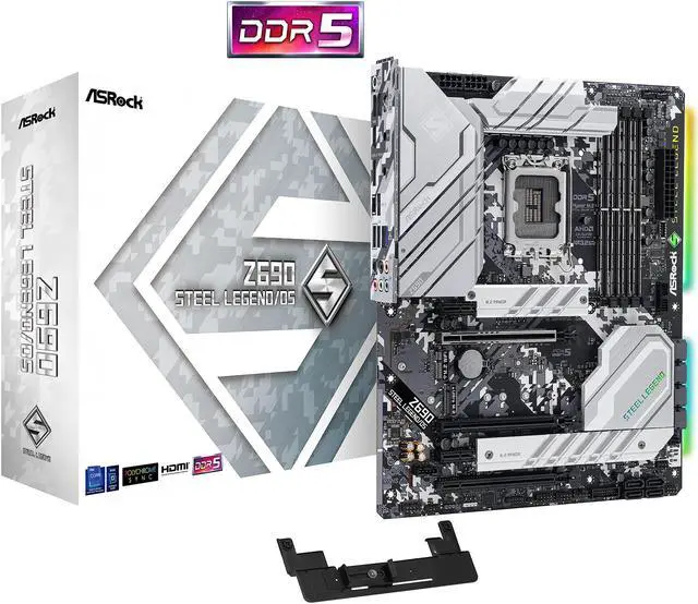 Open Box: ASRock Z690 STEEL LEGEND/D5 LGA 1700 (14th,13th,12th Gen) ATX Intel Motherboard ...
