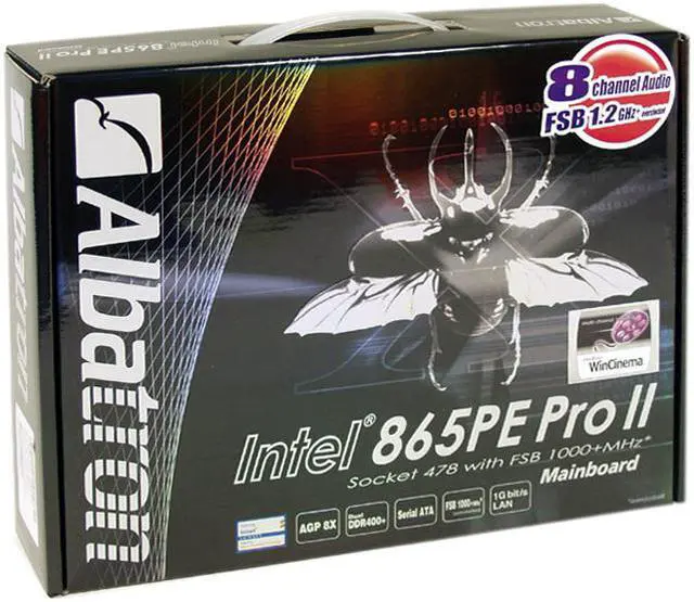 Open Box: Albatron PX865PE PRO II Socket 478 ATX Intel Motherboard ...