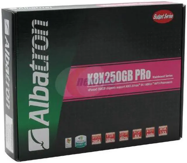Open Box: Albatron K8X250GB Pro 754 ATX AMD Motherboard - Newegg.com