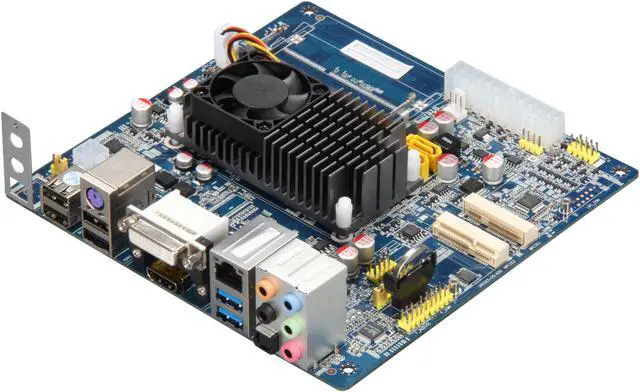Giada MI-E350-01 AMD E-350 APU (1.6GHz, Dual-Core) Mini ITX Motherboard ...