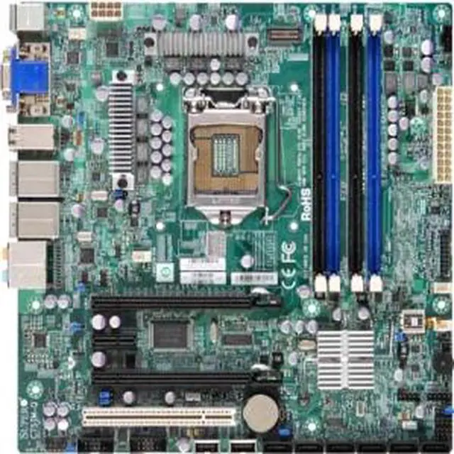 Supermicro C7SIM-Q Desktop Motherboard - Intel Q57 Express Chipset ...