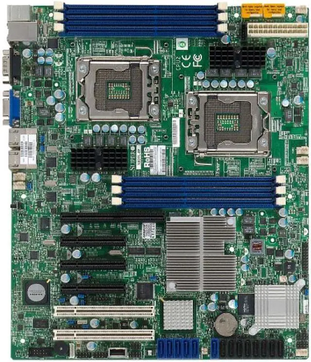 Supermicro X8DTL-6F Server Motherboard - Intel 5500 Chipset - Socket B ...