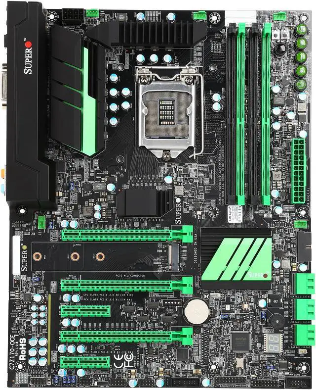 Open Box: SUPERMICRO SuperO MBD-C7Z170-OCE-O LGA 1151 ATX Intel ...