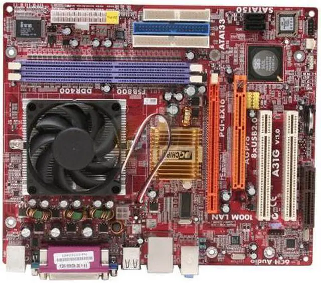 Open Box: PC CHIPS A31G (1.0) ( W/AMD Mobile Sempron 2800+) AMD Sempron ...