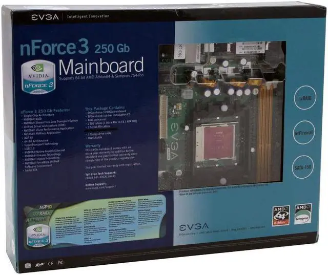 EVGA 115-K8-NF31-AX 754 ATX AMD Motherboard - Newegg.com